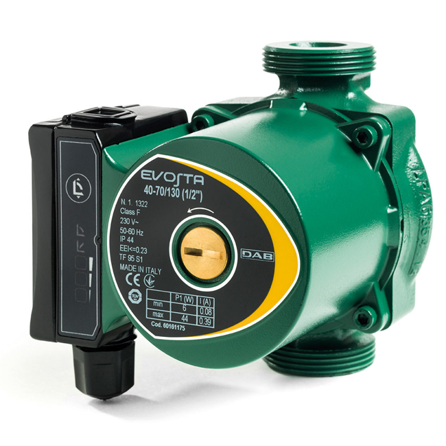 DABpumps presents Evosta, the new range of circulators