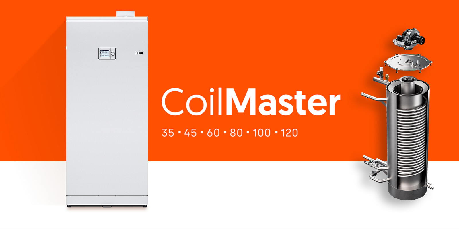 CoilMaster: caldaia a condensazione bivalente a grande produzione di ACS