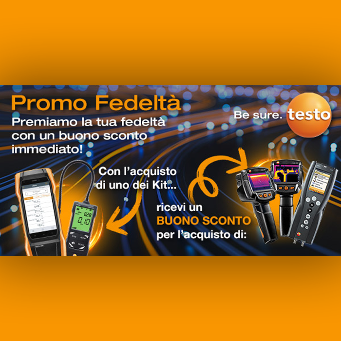 Nuova promozione per i prodotti Testo S.p.A.