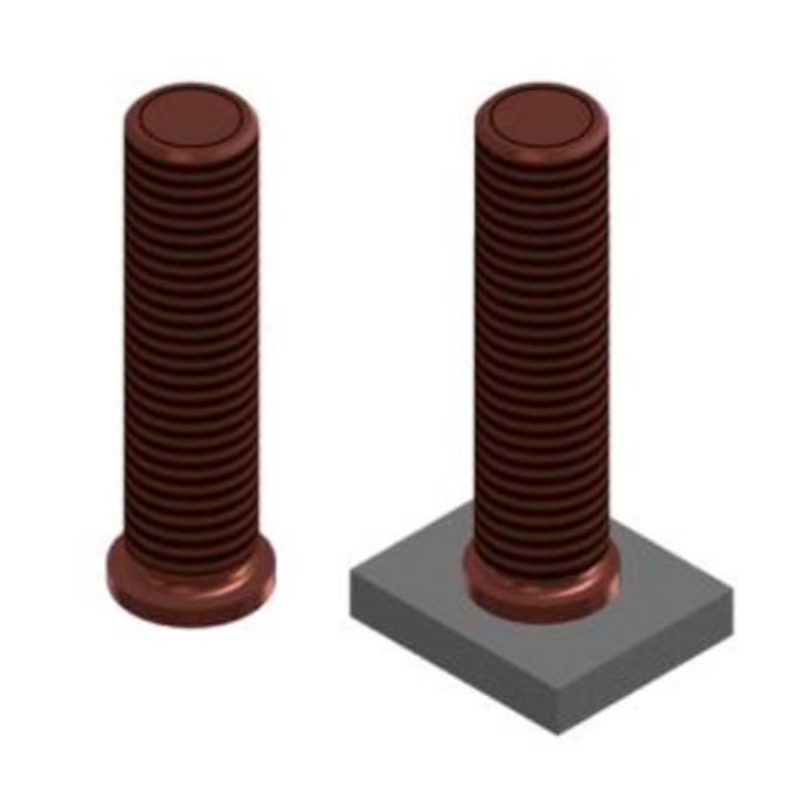 Welding studs for capacitor discharge stud welding PT