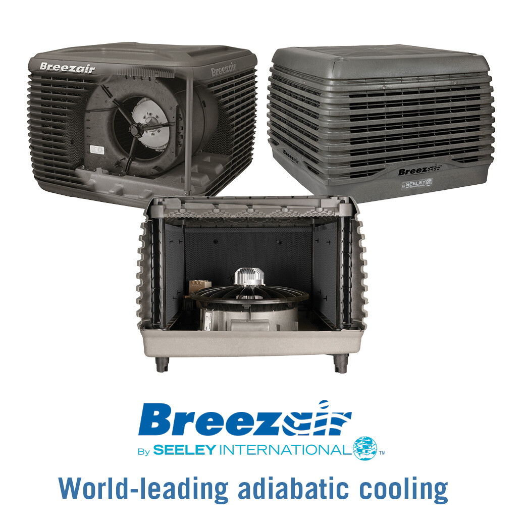 Breezair evaporative coolers for industrial use