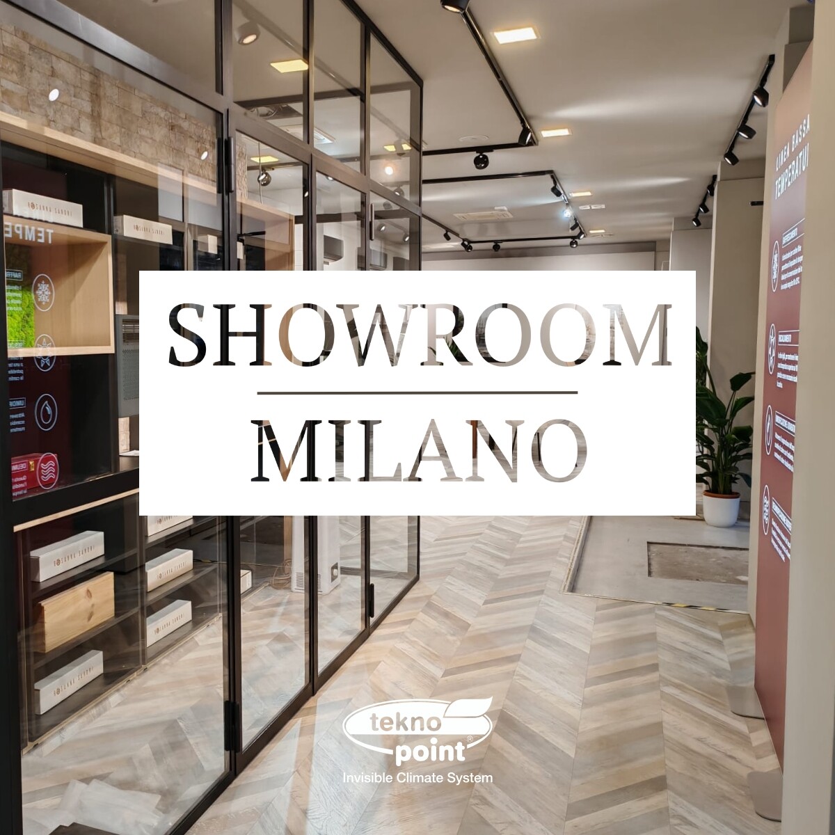 Tekno Point inaugurates its new showroom in Milan.