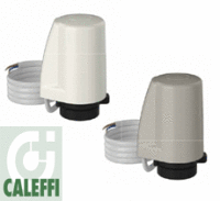 electric actuator & electric actuator with low absorption. - Caleffi Spa
